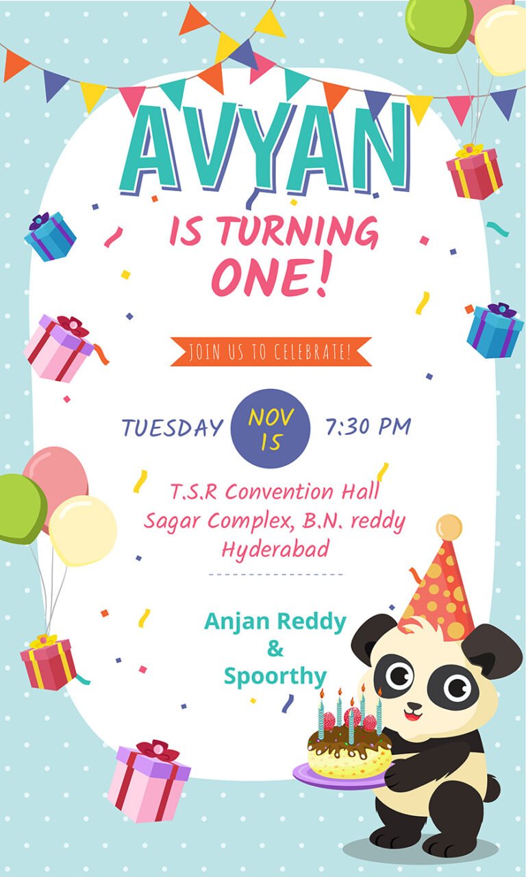 Best Birthday Invitation Card Online | 3VIDEO