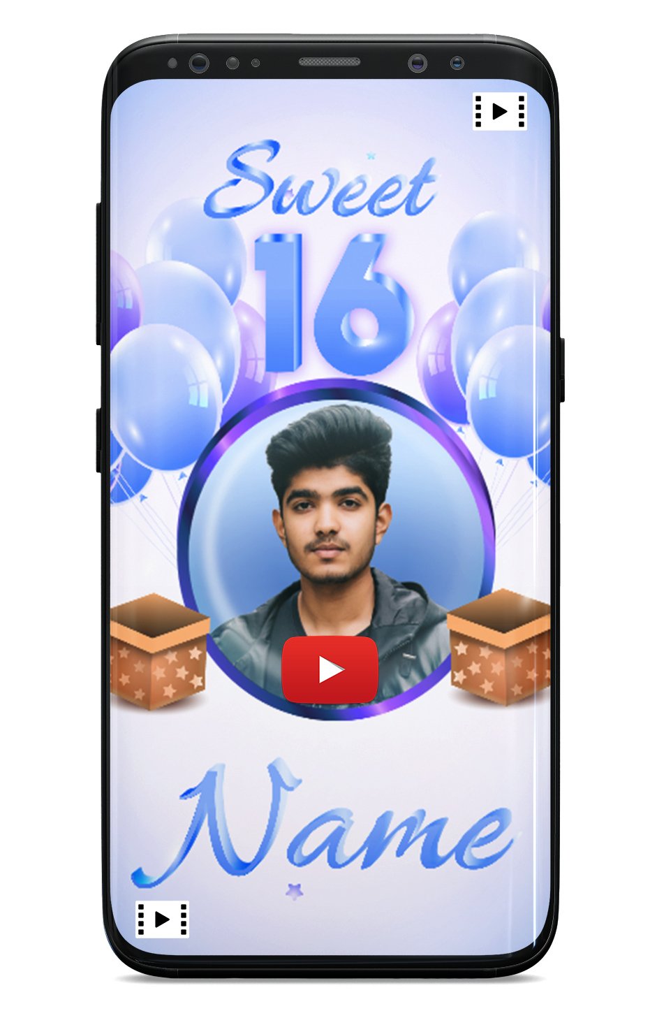 Adult Birthday Invitation Video V2 3video