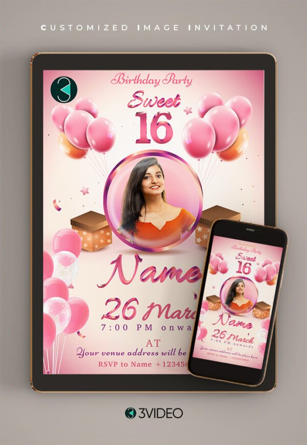 Best Birthday Invitation Card Online | E-Card