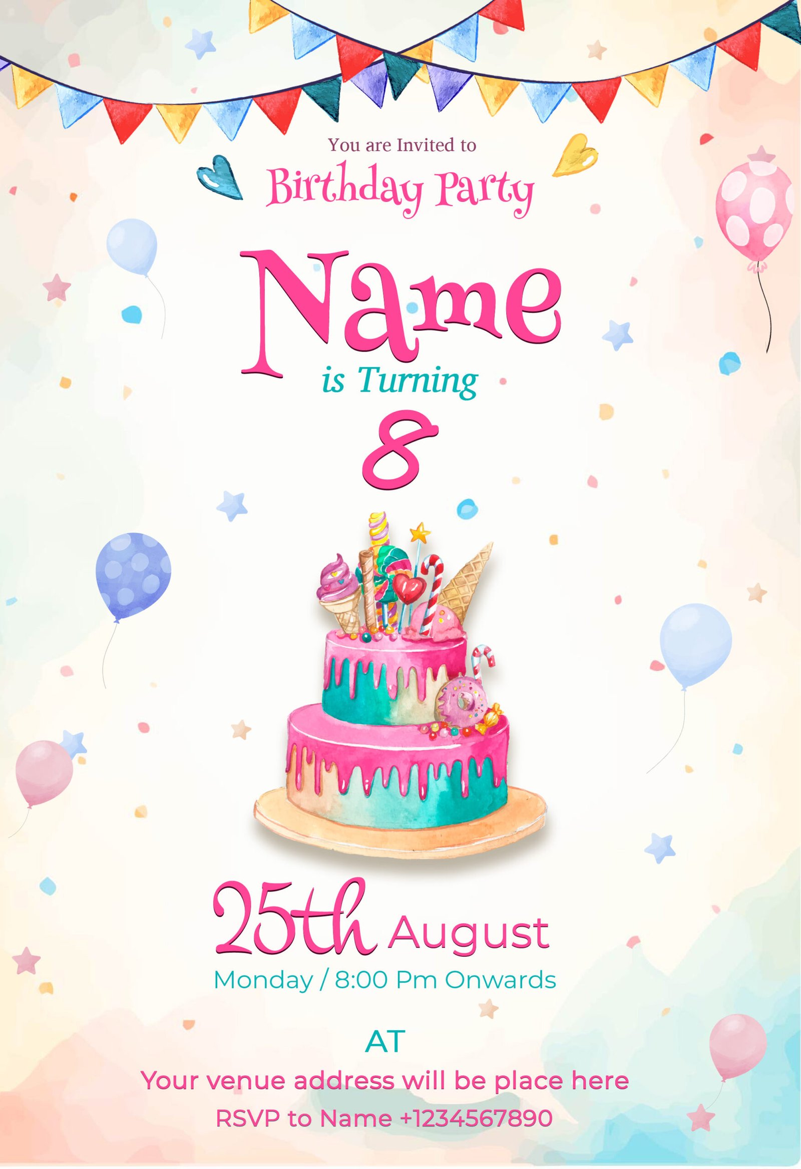 Birthday Invitation Card | 3video
