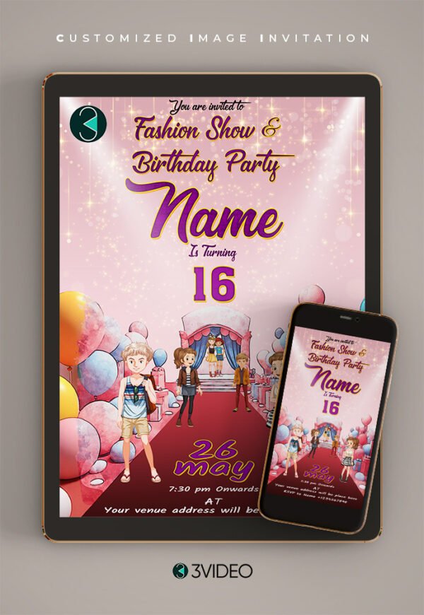 Best Birthday Invitation Card Online | E-Card